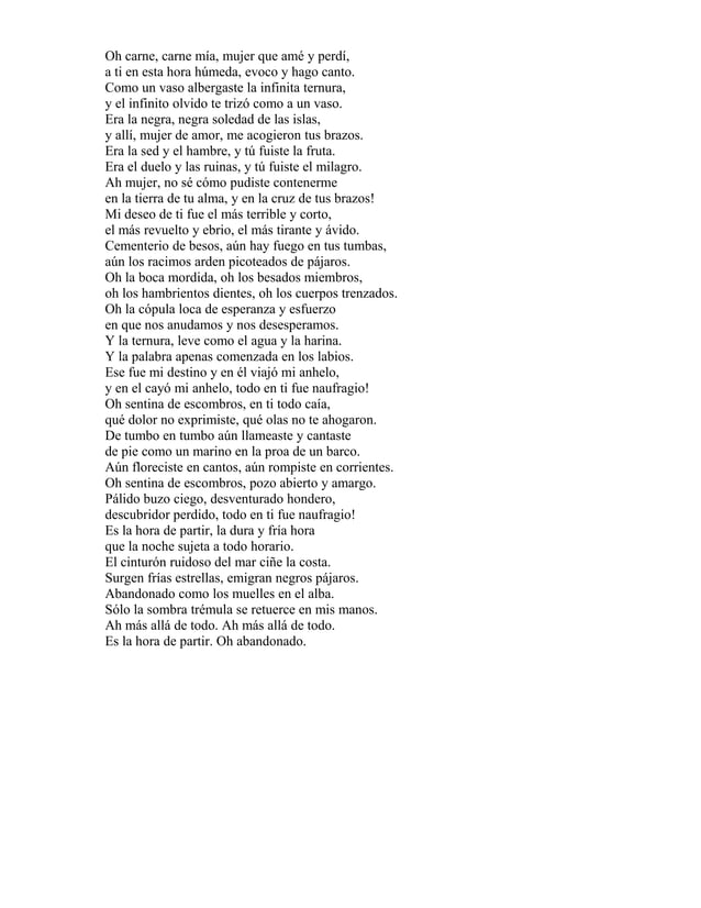 Pablo neruda 20 poemas de amor | PDF