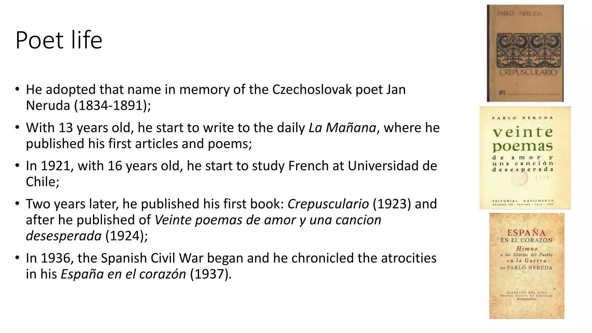 Pablo Neruda | PPTX