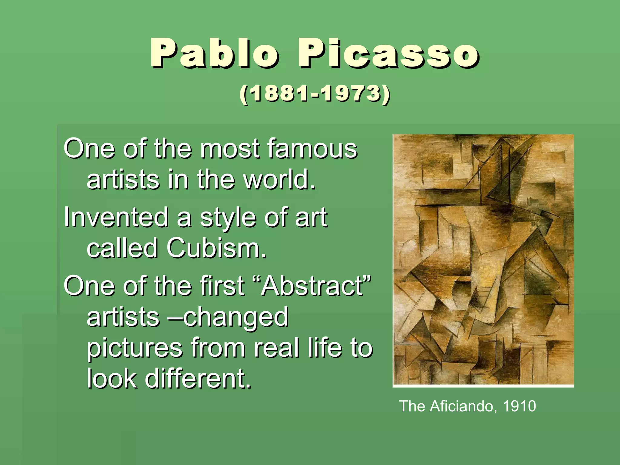 Pablo picasso | PPT