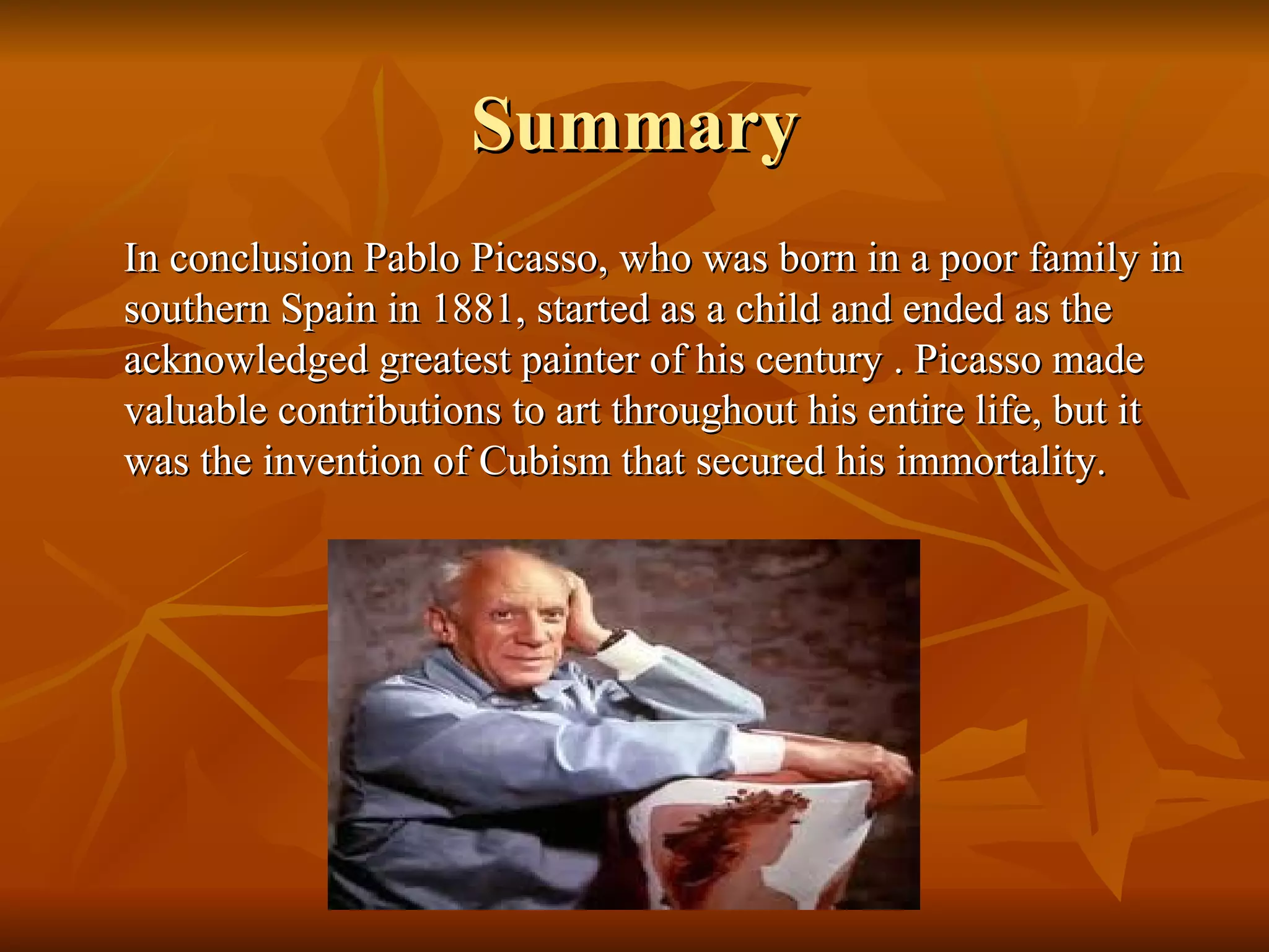 Pablo picasso | PPT | Painting | Arts and Crafts