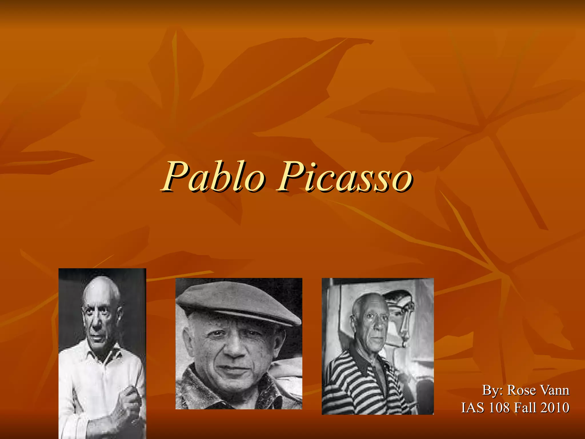 Pablo picasso | PPT