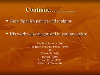 Pablo picasso | PPT