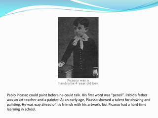 Pablo Picasso for Kindergarten | PPTX