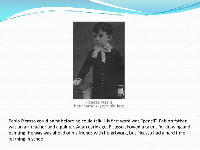Pablo Picasso for Kindergarten | PPTX | Painting | Arts and Crafts