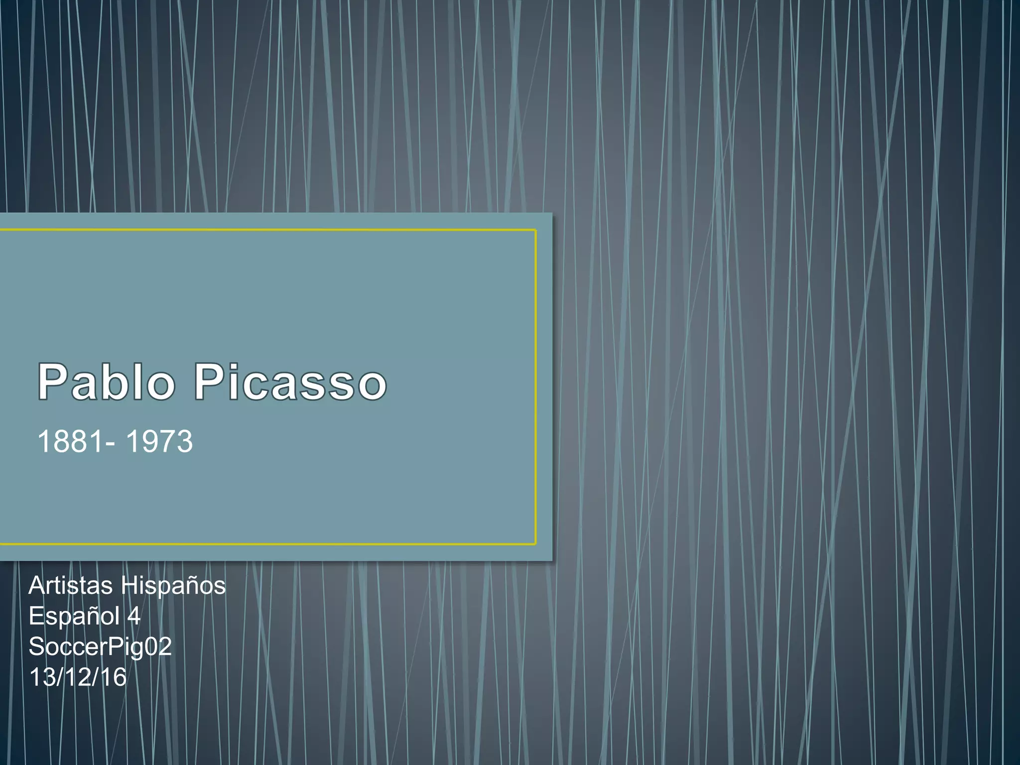 Pablo picasso | PPT