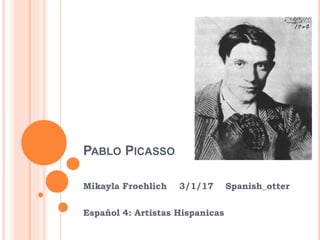 Pablo picasso | PPTX