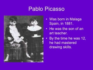 Pablo picasso Power point | PPT | Painting | Arts and Crafts