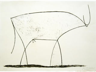 Picasso Line Drawings Bull