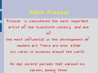 Pablo picasso 2 | ODP | Arts and Crafts | Hobbies & Interests