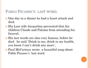 Pablo ¨Picasso | PDF