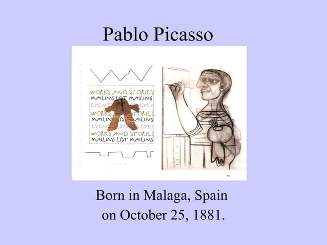 Pablo picasso abstract | PPT