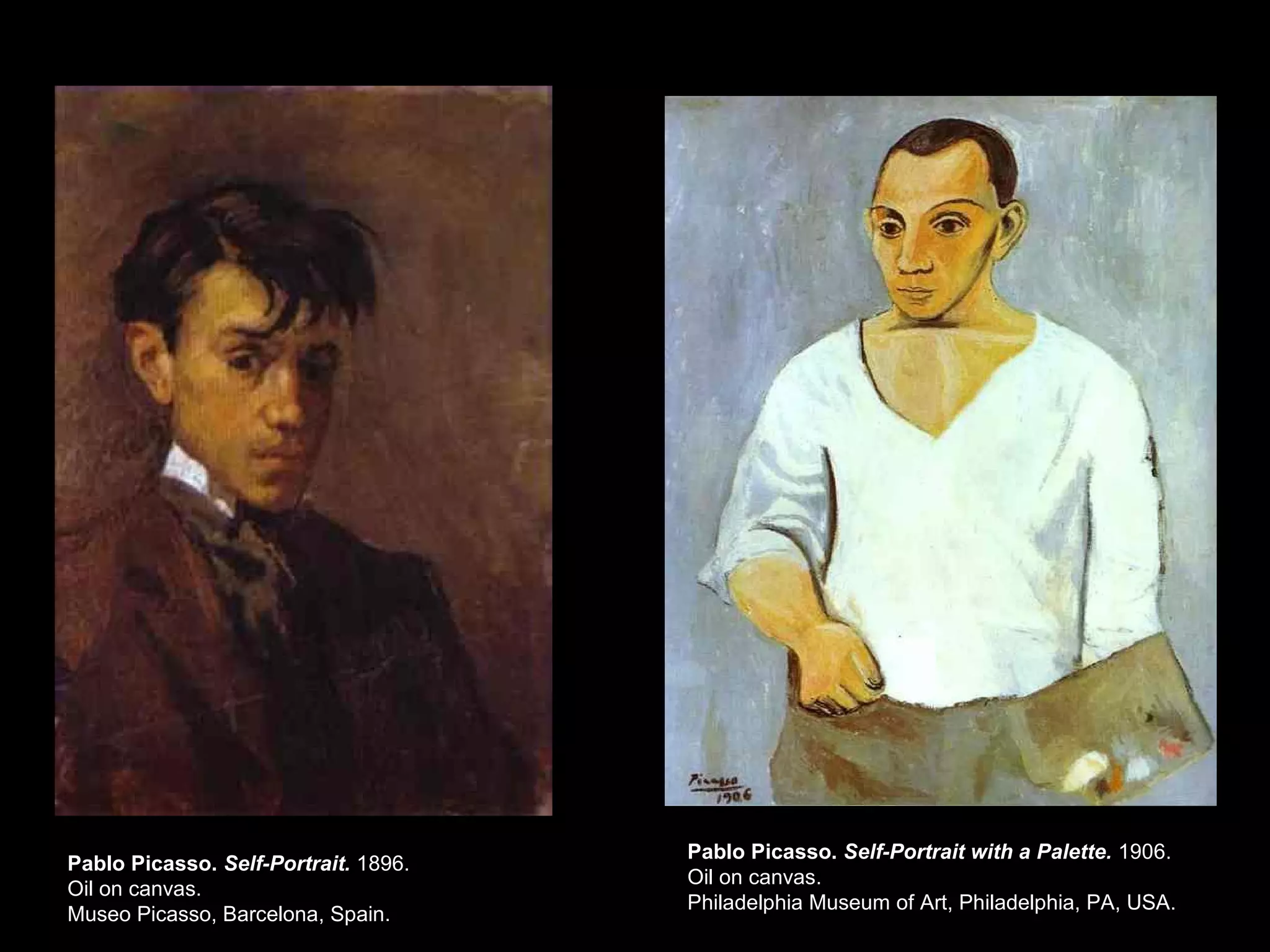 Pablo picasso autorretrato e retrato | PPT
