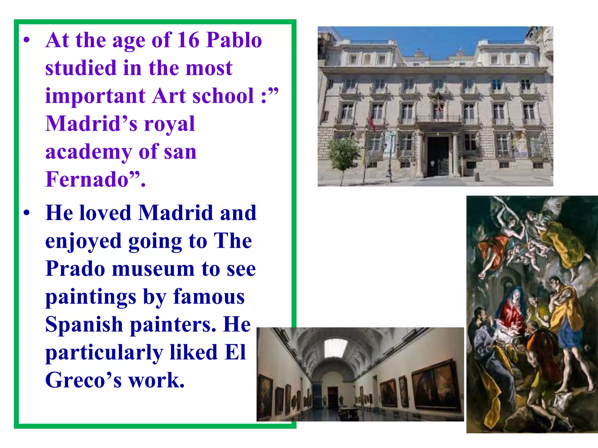 Pablo Picasso for kids | PPT