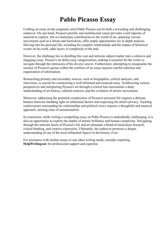 Pablo Picasso Essay.pdf