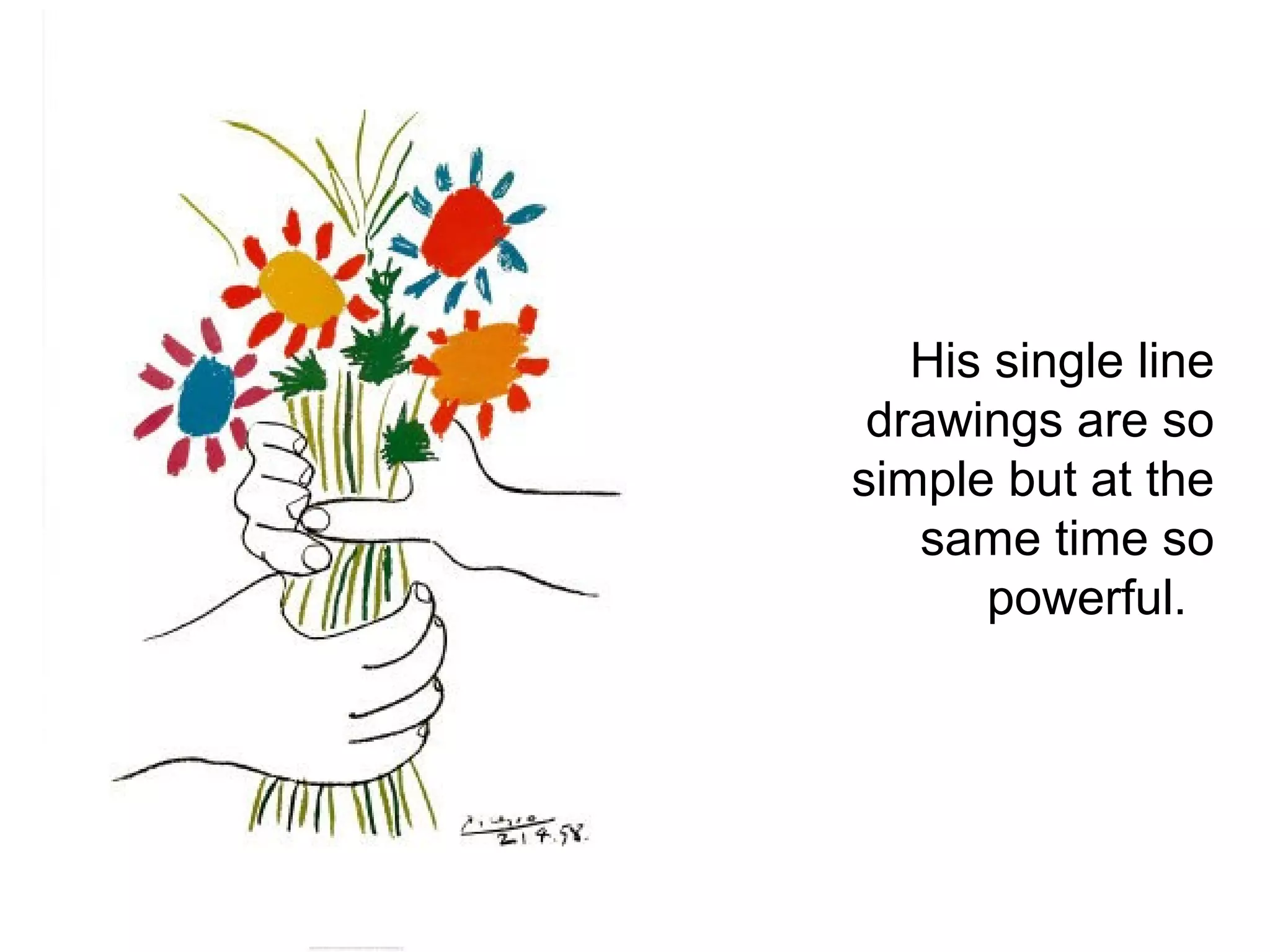 Pablo Picasso line drawings | PPT