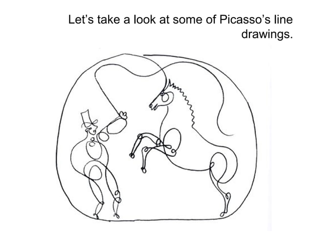 Pablo Picasso line drawings