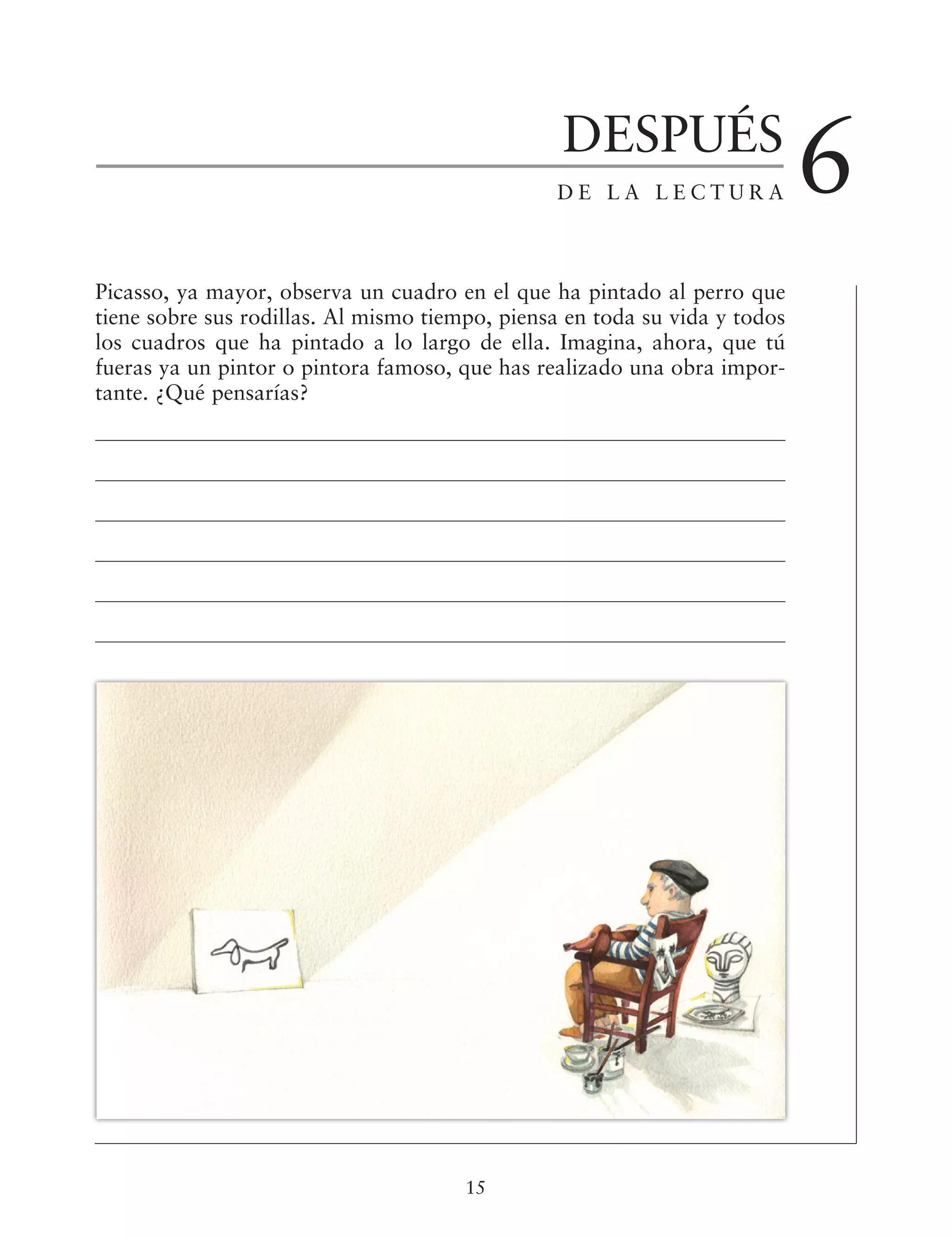 Pablo picasso y el cubismo lectura y actividades | PDF | Arts and ...