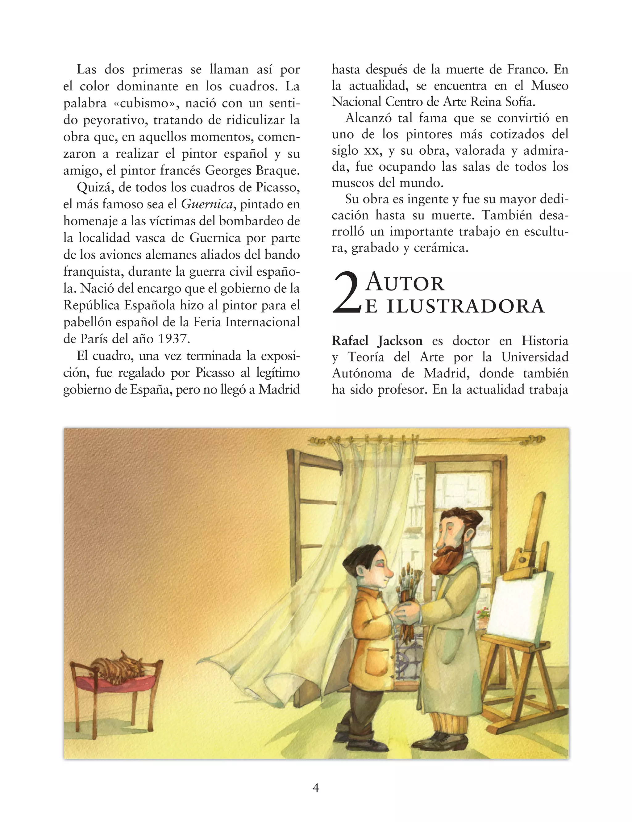Pablo picasso y el cubismo lectura y actividades | PDF | Arts and ...