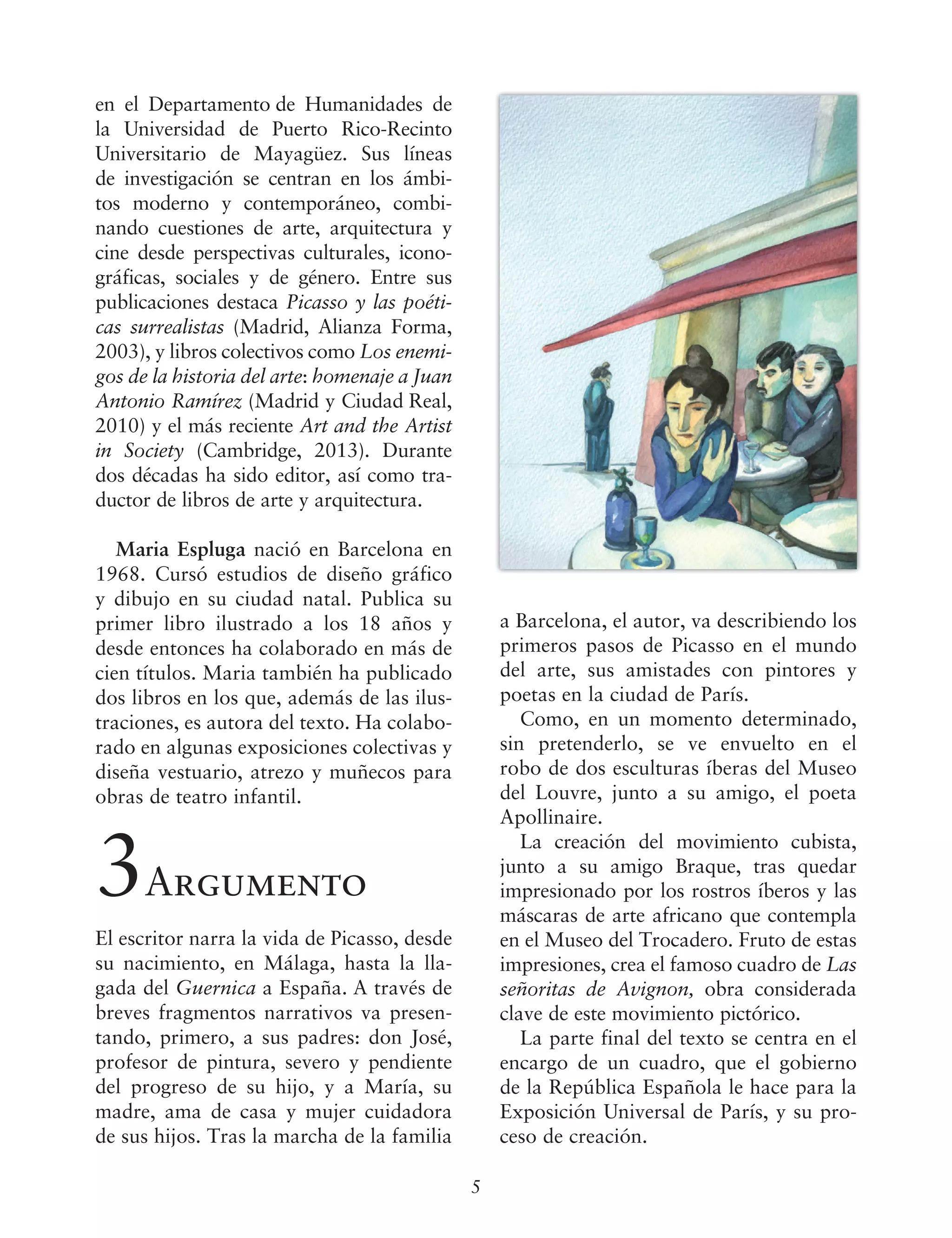 Pablo picasso y el cubismo lectura y actividades | PDF | Arts and ...