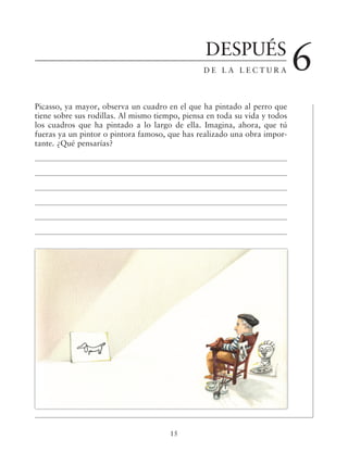 Pablo picasso y el cubismo lectura y actividades | PDF