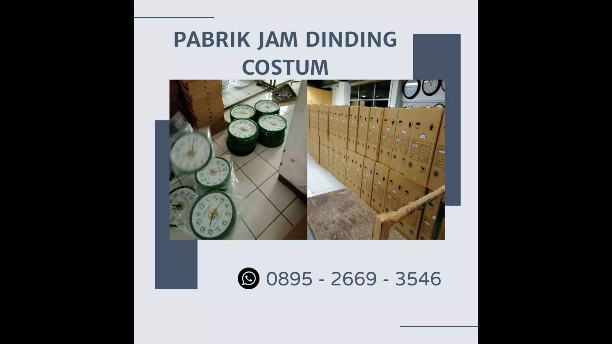 0895 - 2669 - 3546, Pabrik Jam Dinding Custom Paling Terkenal Di ...