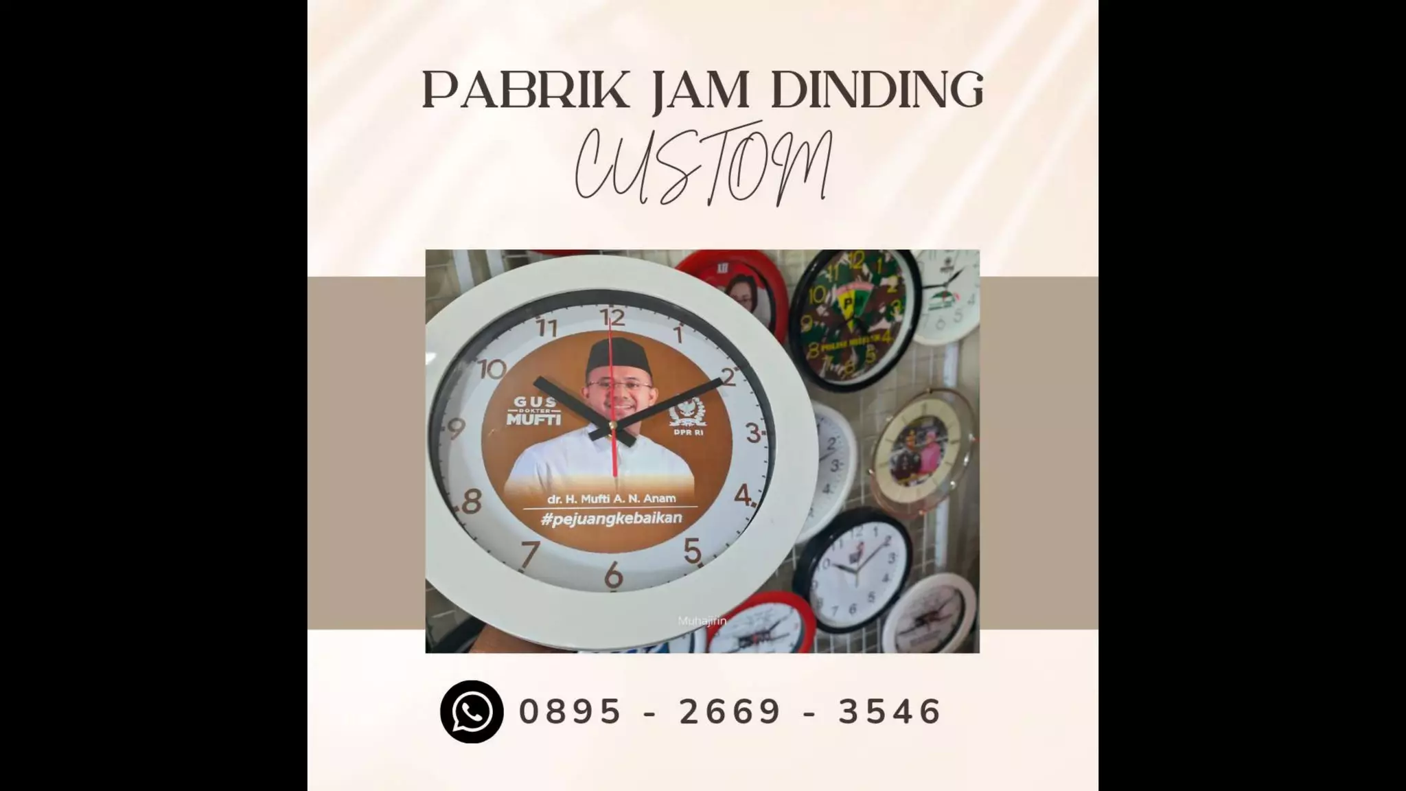 0895 - 2669 - 3546, Pabrik Jam Dinding Custom Paling Terkenal Di ...