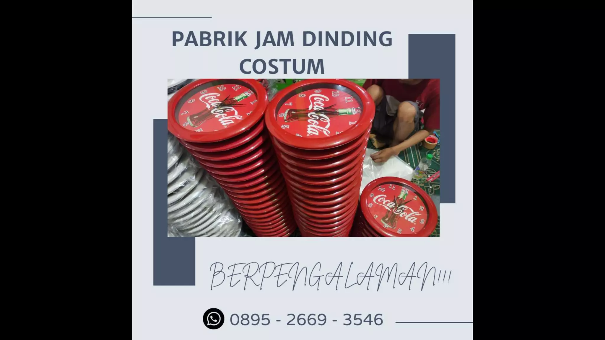 0895 - 2669 - 3546, Pabrik Jam Dinding Custom Paling Terkenal Di ...