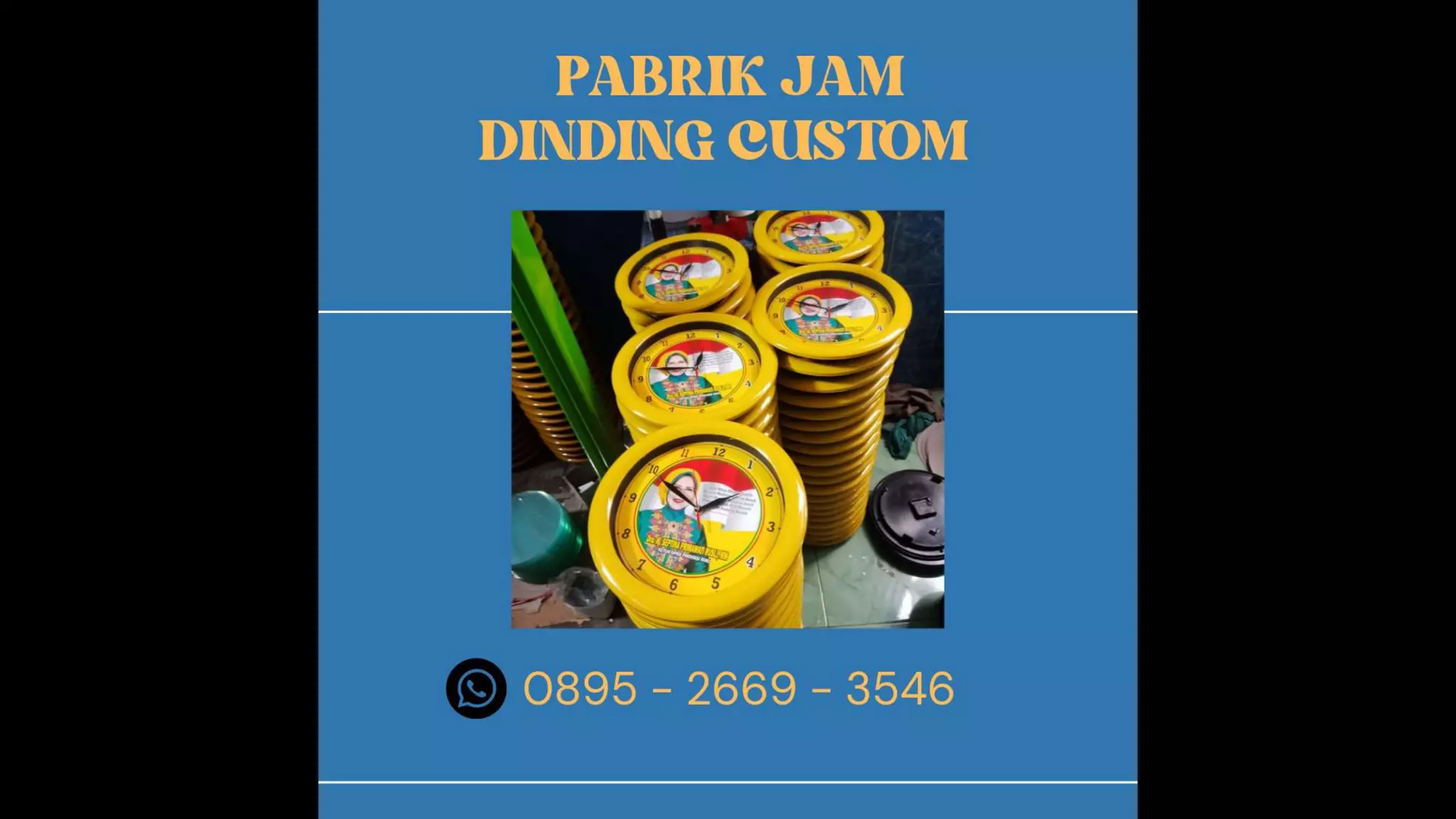 0895 - 2669 - 3546, Pabrik Jam Dinding Custom Paling Terkenal Di ...