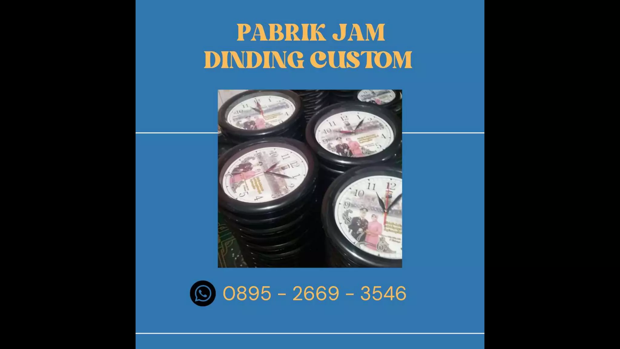 0895 - 2669 - 3546, Harga Jam Dinding Custom Satuan | PPT | Free Download