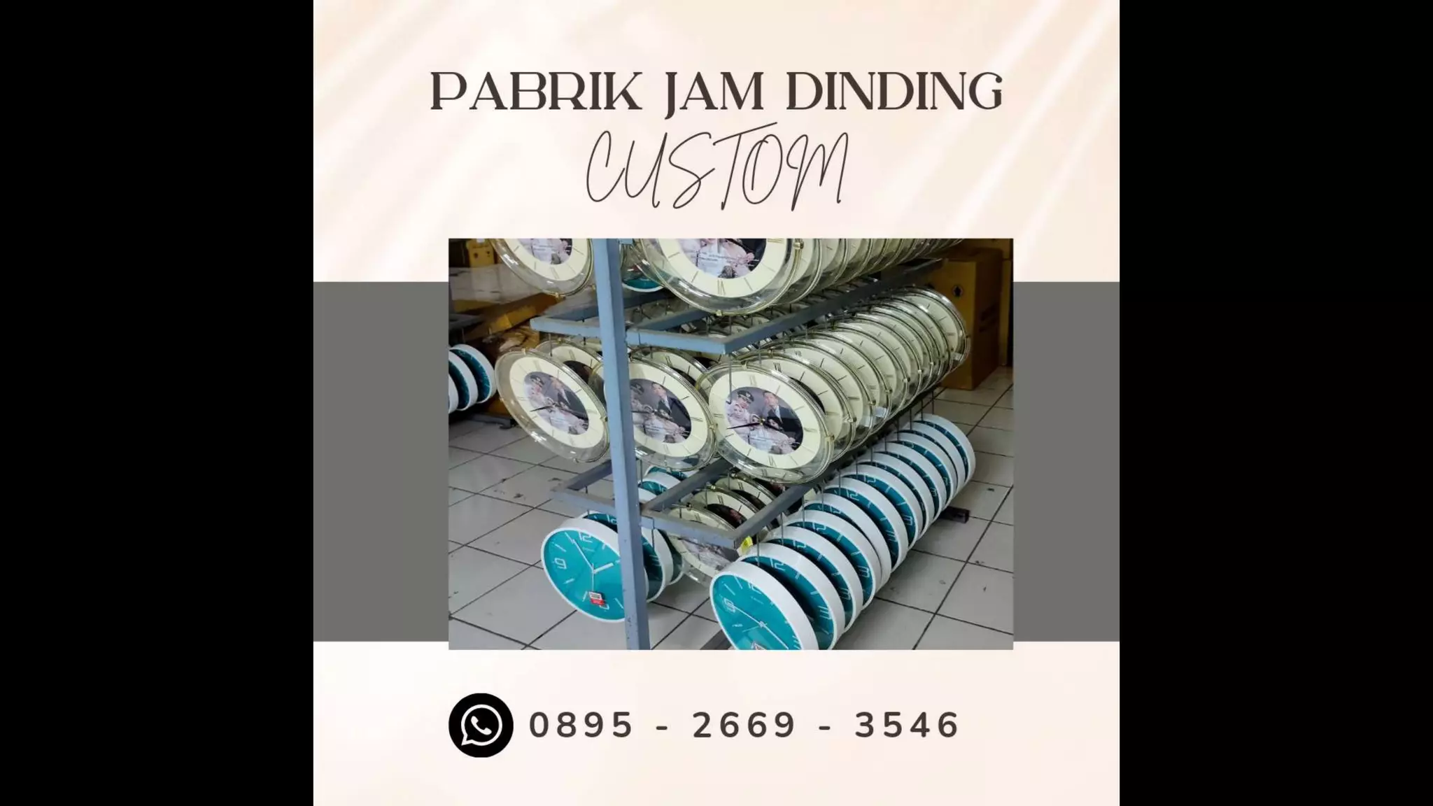 0895 - 2669 - 3546, Harga Jam Dinding Custom Satuan | PPTX