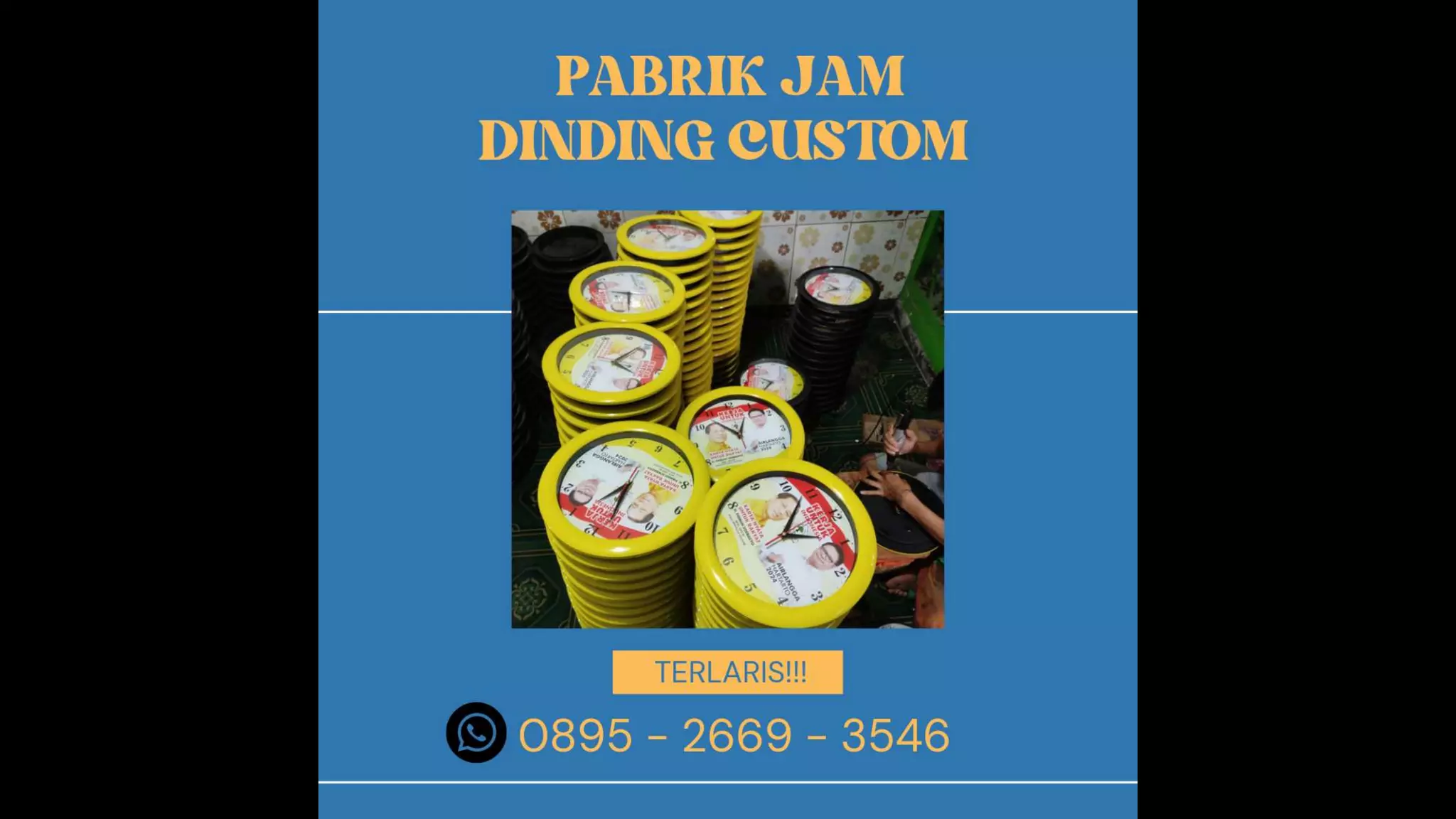 0895 - 2669 - 3546, Harga Jam Dinding Custom Satuan | PPT