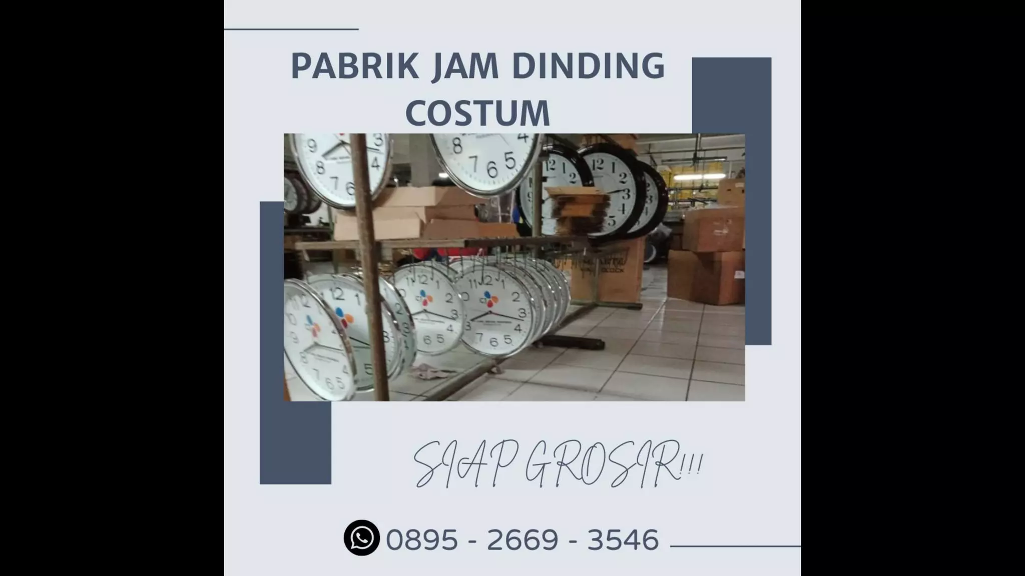 0895 - 2669 - 3546, Pembuatan Jam Dinding | PPTX