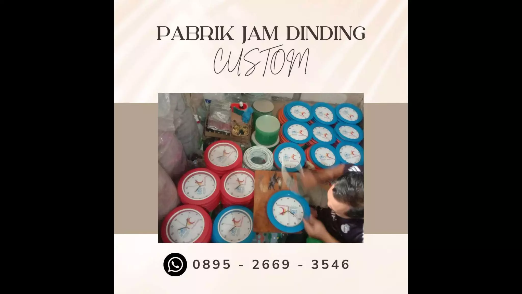 0895 - 2669 - 3546, Pembuatan Jam Dinding | PPTX