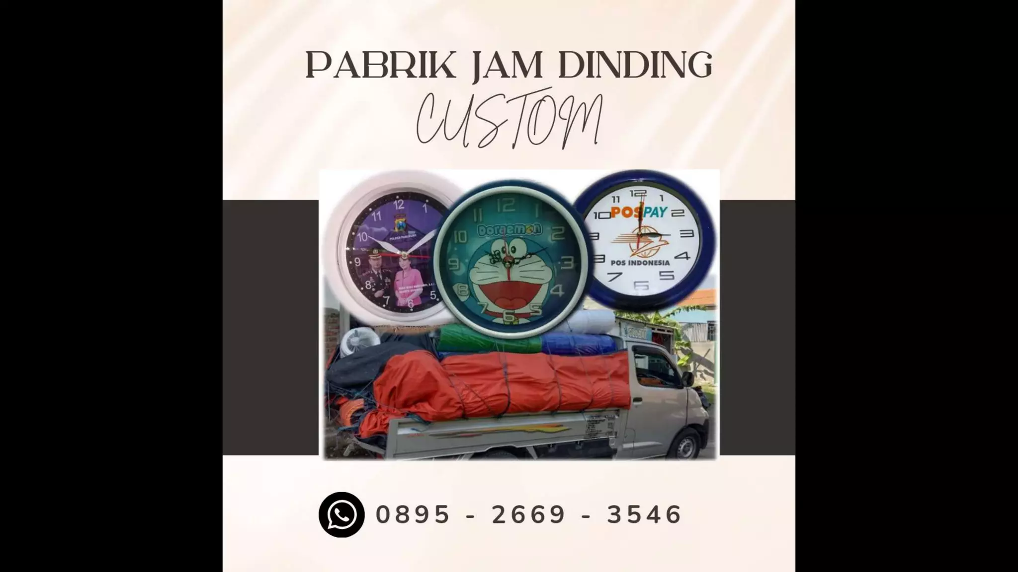 0895 - 2669 - 3546, Pembuatan Jam Dinding | PPTX