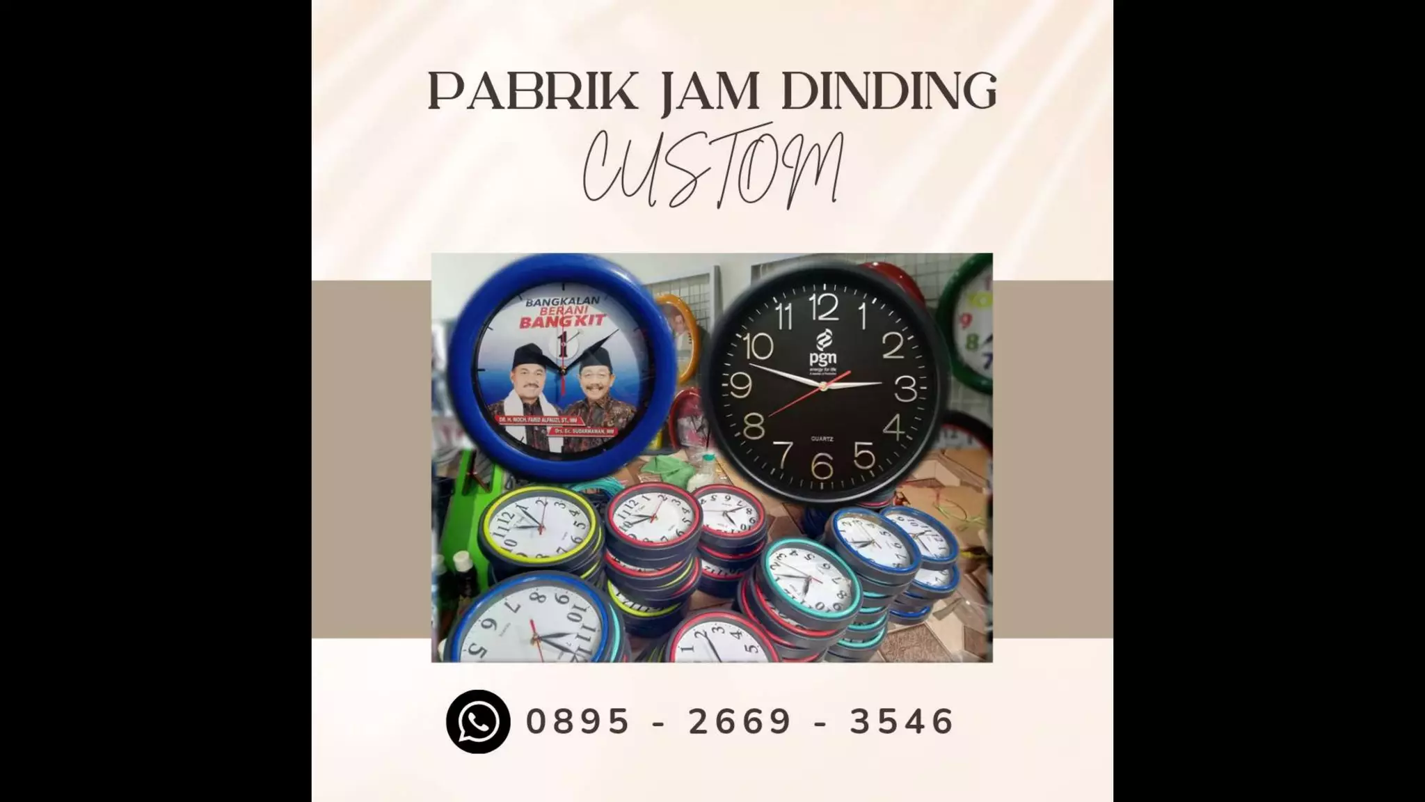 0895 - 2669 - 3546, Pembuatan Jam Dinding | PPT