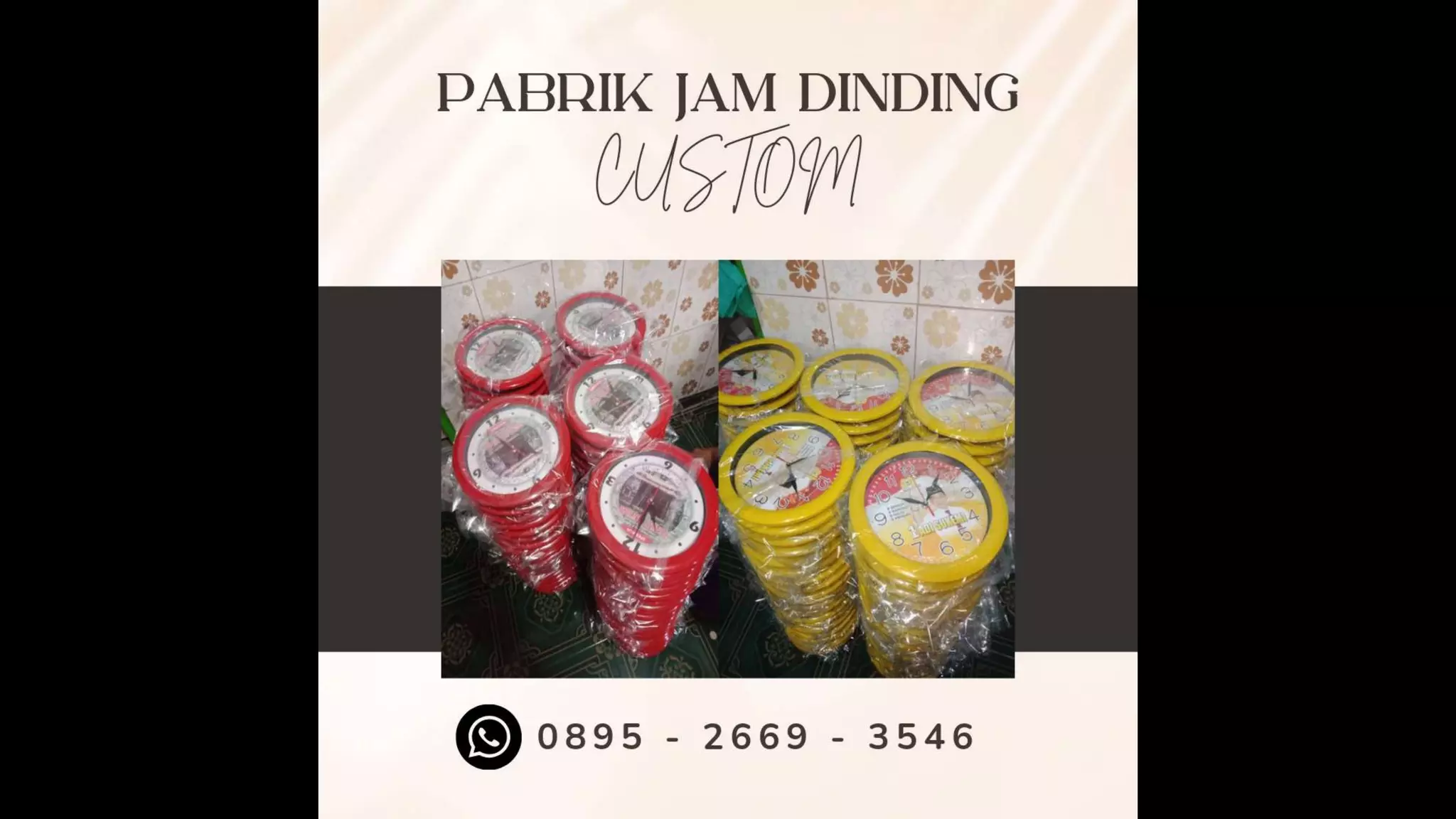 0895 - 2669 - 3546, Pembuatan Jam Dinding | PPTX