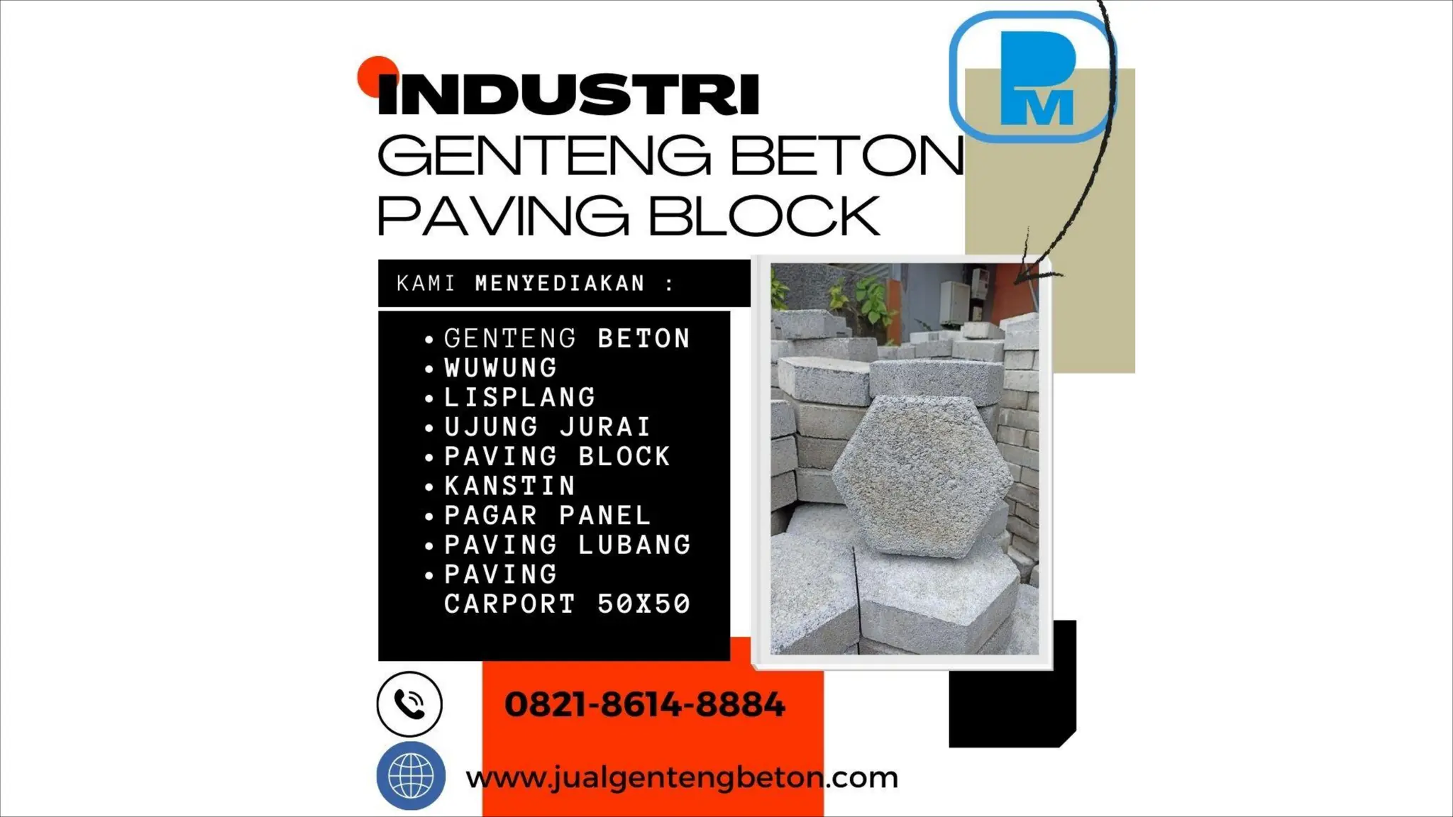 Pabrik paving block natural 6 cm Klojen | PDF