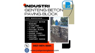 Pabrik paving block merah Sukun | PPT