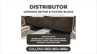 Pabrik paving block rumput Malang | PDF