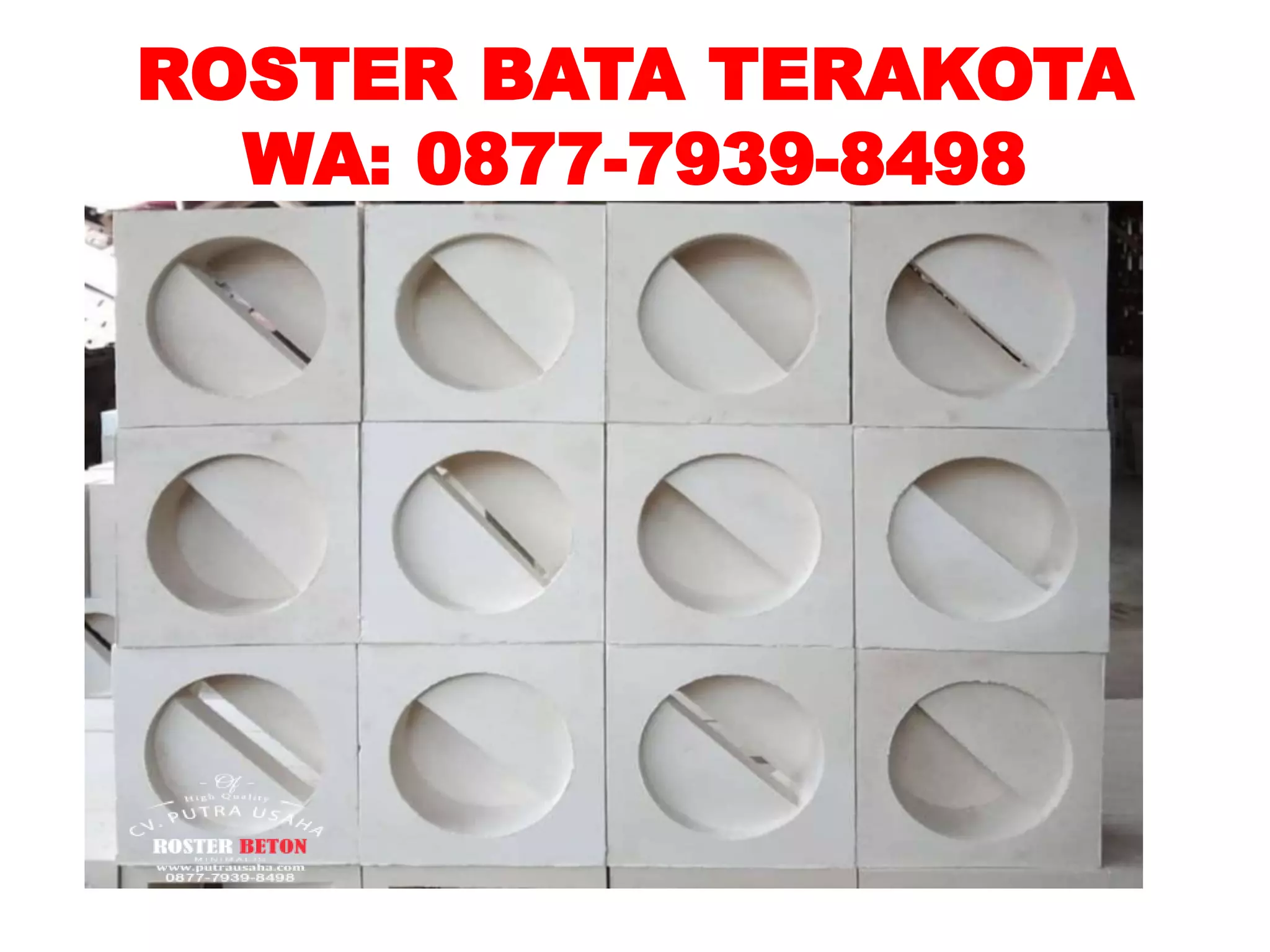 Pabrik roster beton roster bata terakota di Sumedang 7779398498 cv ...