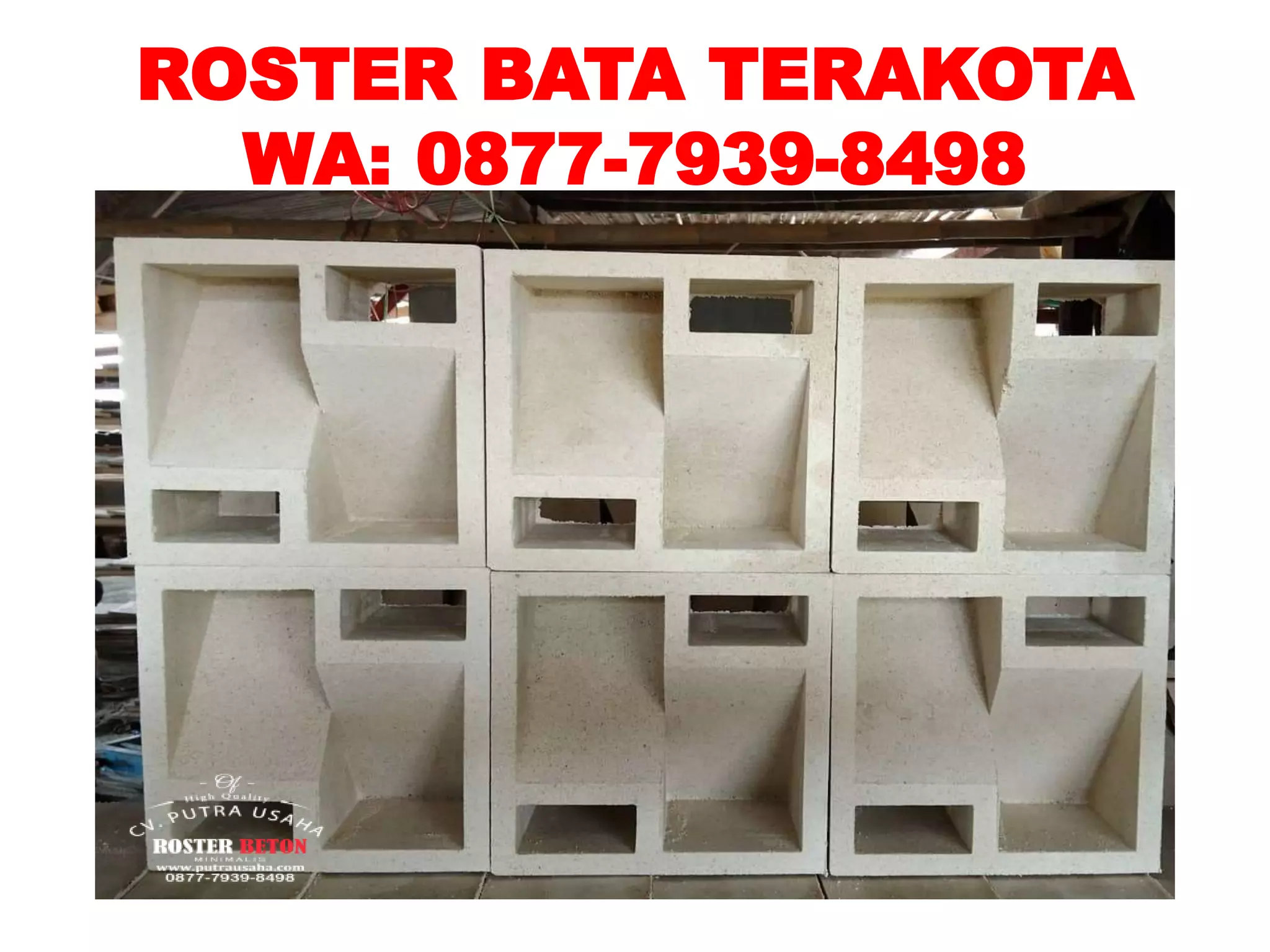 Pabrik roster beton roster bata terakota di Sumedang 7779398498 cv ...