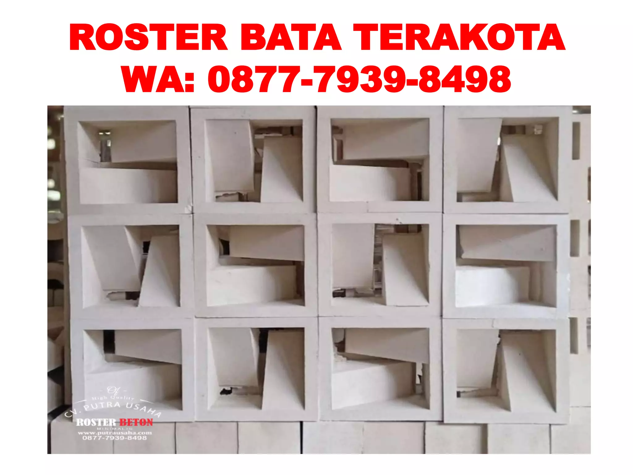 Pabrik roster beton roster bata terakota di Sumedang 7779398498 cv ...