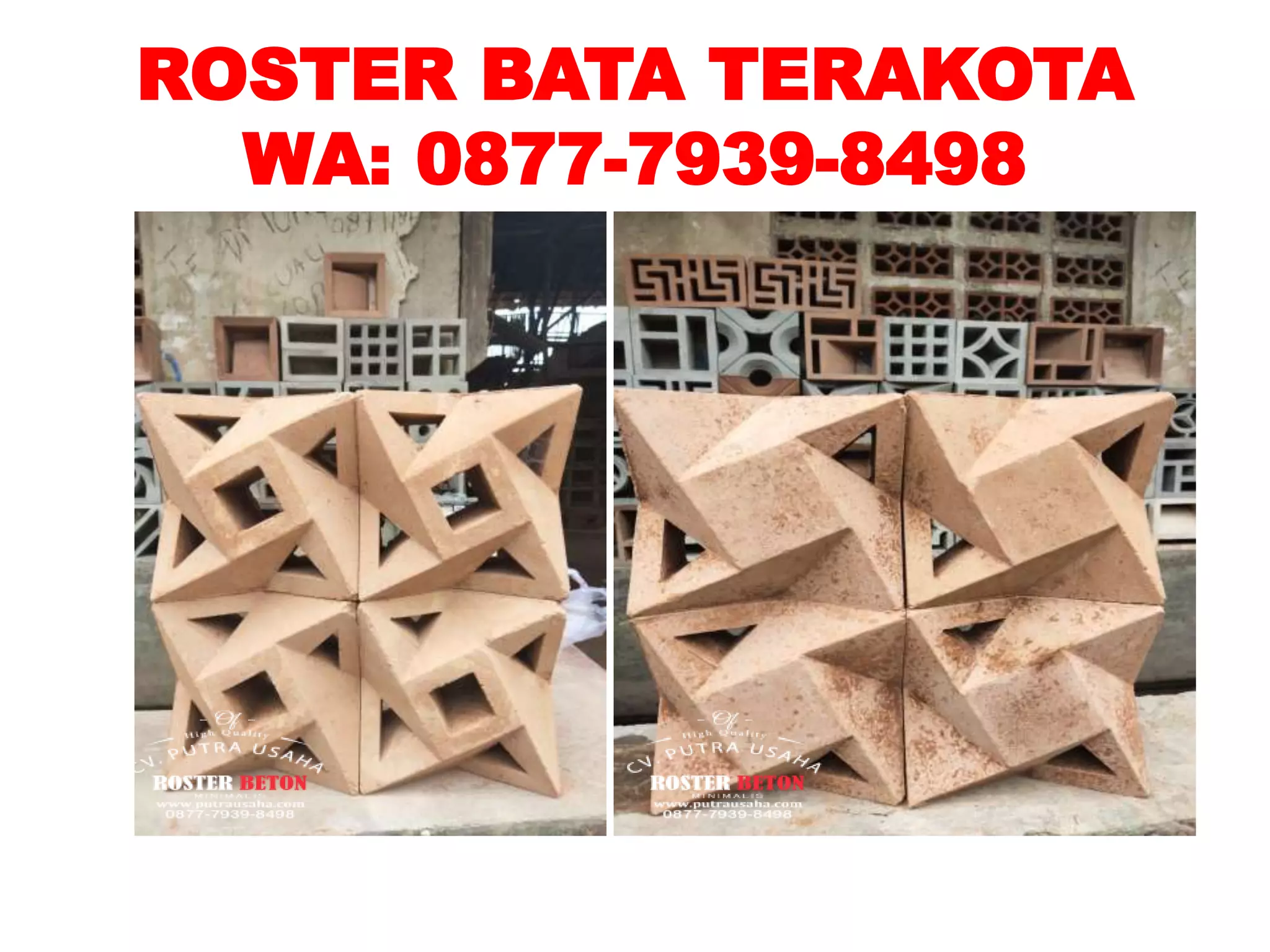 Pabrik roster beton roster bata terakota di Sumedang 7779398498 cv ...