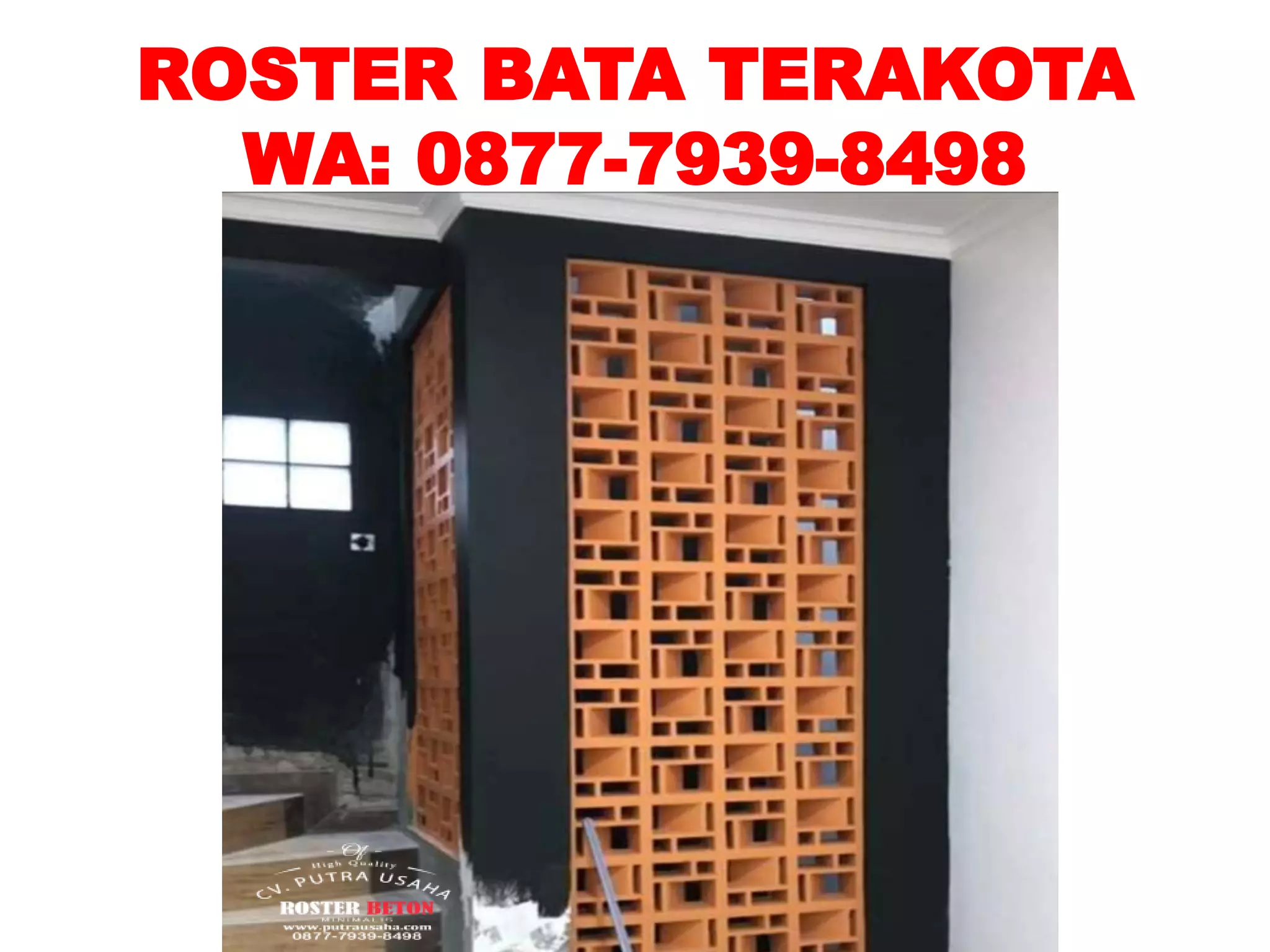 Pabrik roster beton roster bata terakota di Sumedang 7779398498 cv ...