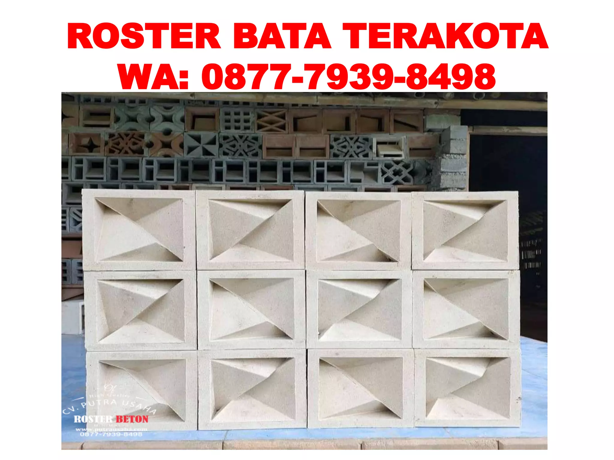Pabrik roster beton roster bata terakota di Sumedang 7779398498 cv ...