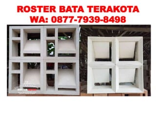 Pabrik roster beton roster bata terakota di Sumedang 7779398498 cv ...