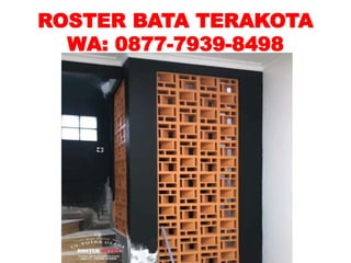 Pabrik roster beton roster bata terakota di Sumedang 7779398498 cv ...