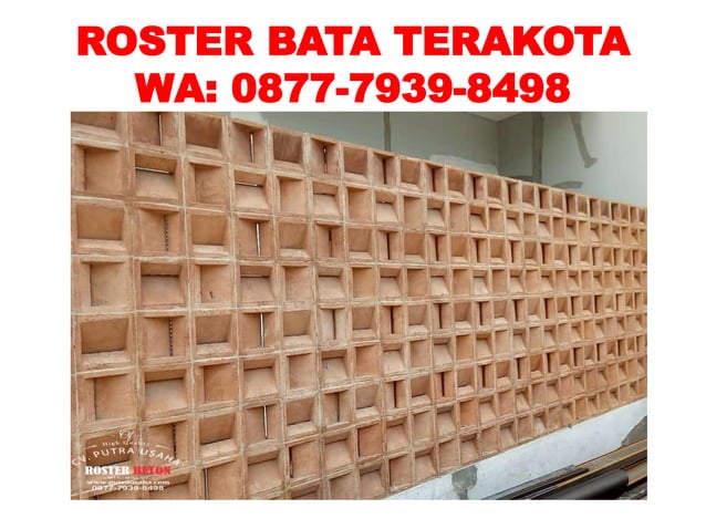 Pabrik roster beton roster bata terakota di Sumedang 7779398498 cv ...