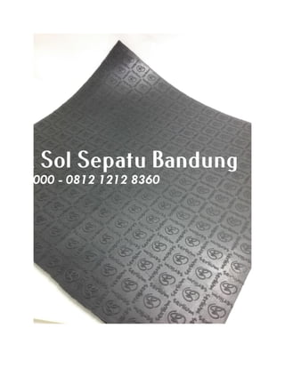 Daftar Pabrik Sol Sepatu di Bandung | PDF