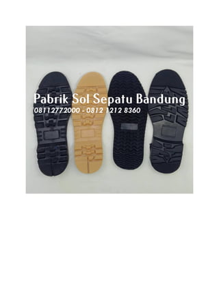 Daftar Pabrik Sol Sepatu di Bandung | PDF